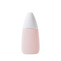 China Press off on cap PE Refillable Sunscreen Bottle Slim Design Offered in 30ml 50ml Convenient for Personal Care Products for sale