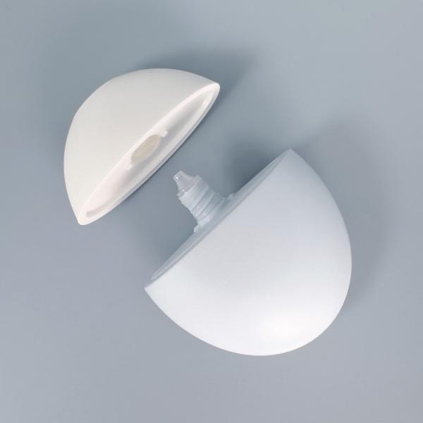 Quality 50ml Debossed Matte Sunscreen Bottle Round for sale