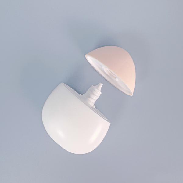 Quality 50ml Mini PP Sunscreen Bottle Egg Round for sale