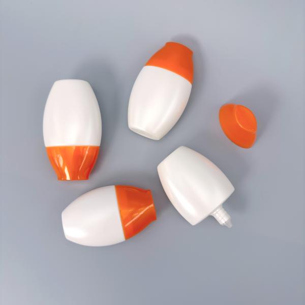 Quality 50ml PET Sunscreen Bottle Slim for sale