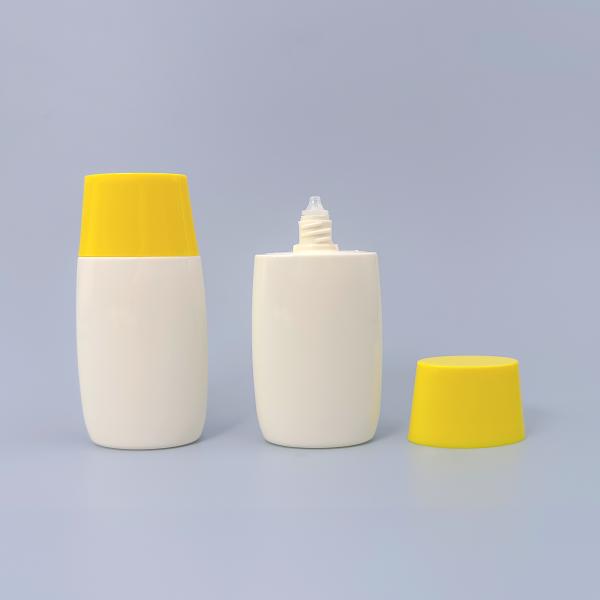 Quality 30ml HDPE Sunscreen Bottle Soft Touch for sale