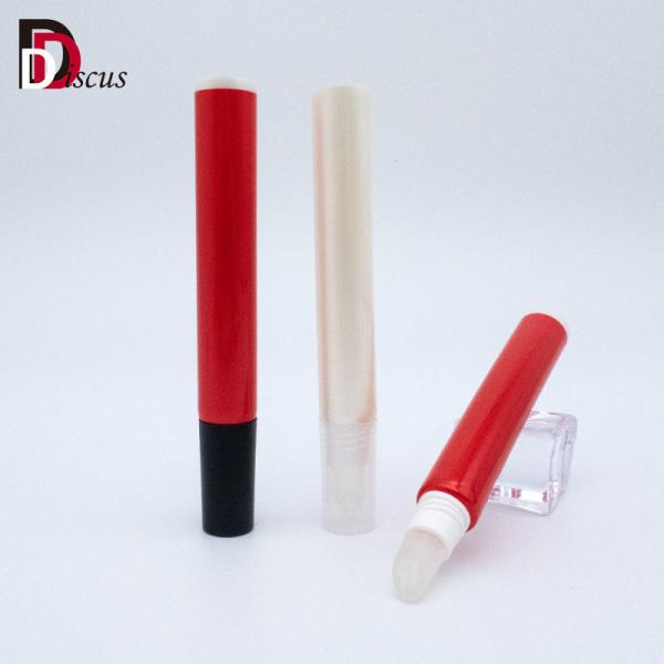 Quality 30ml PP Lipgloss Cosmetic Applicator Tube Round for sale