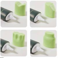 Quality Round Shape Custom Color Plastic Cosmetic Tube with Flocking Brush Roller Ball for sale