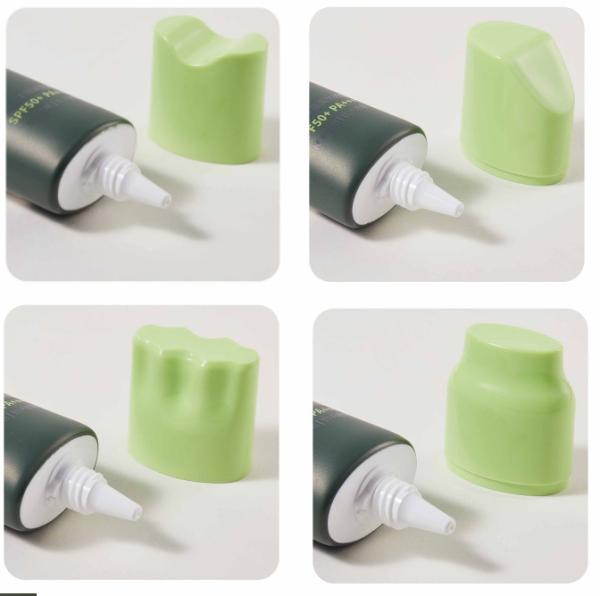 Quality 60ml PE nozzle Cosmetic Applicator Tubes Flat for sale