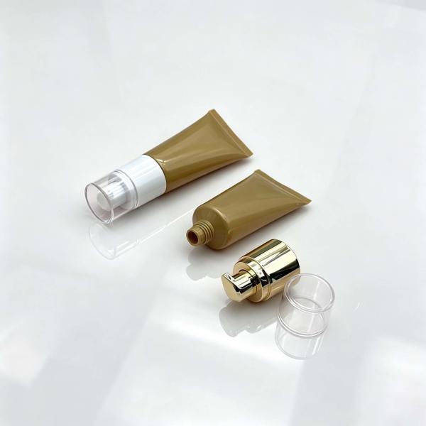 Quality 30ml PCR Airless Cosmetic Tubes Oval for sale