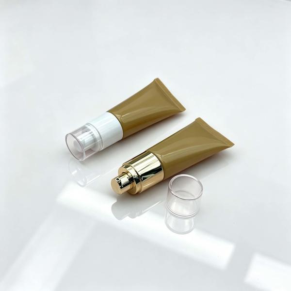 Quality 30ml PCR Airless Cosmetic Tubes Oval for sale