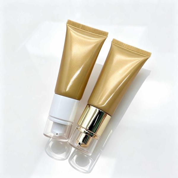 Quality 30ml PCR Airless Cosmetic Tubes Oval for sale