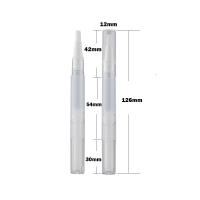 China Screw Cap 30ml PP Brush Applicator Tube Designed for Screen Printing Applications Offering Sealing and Easy Dispensing for sale
