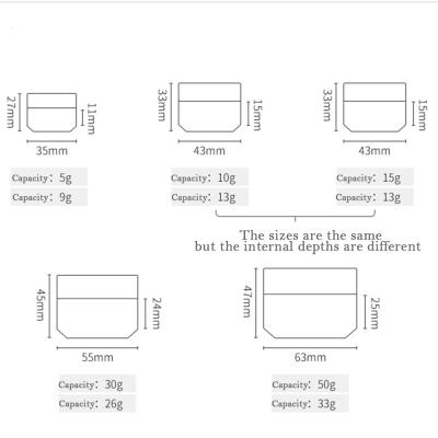 China Environmentally Friendly Packaging Face Body Lotion Scrub Serum Lotion Can Cream Body Butter Cosmetic Plastic Jars for sale