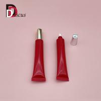 Quality Custom Logo Red PE Plastic Cosmetic Tube 20ml for Eye Cream and Skin Care for sale