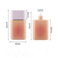 China Screen Printing Skincare PE Sunscreen Bottle Square Screw Cap Packaging Choice for Cosmetic and Skincare Applications for sale