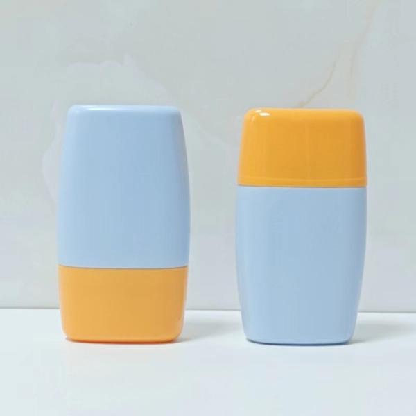 Quality 50ml 30ml Face Body PE Sunscreen Bottle Square for sale
