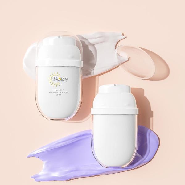 Quality Elegant Luxury Sunscreen Bottle with Screw Cap and Customized Color in 30ml for sale