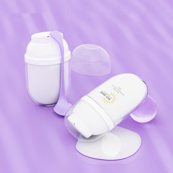 Quality Elegant Luxury Sunscreen Bottle with Screw Cap and Customized Color in 30ml Capacity for sale