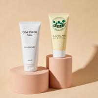 Quality 30ml Sugarcane Eco Friendly Cosmetic Tubes Round for sale