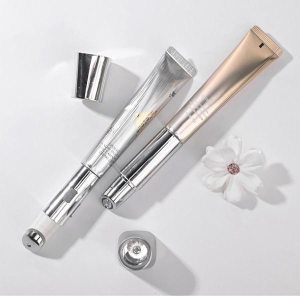 Quality 20ml Capacity PE Material Aluminum Metal Applicator Tube with Screw Cap Sealing for Cosmetic Use for sale
