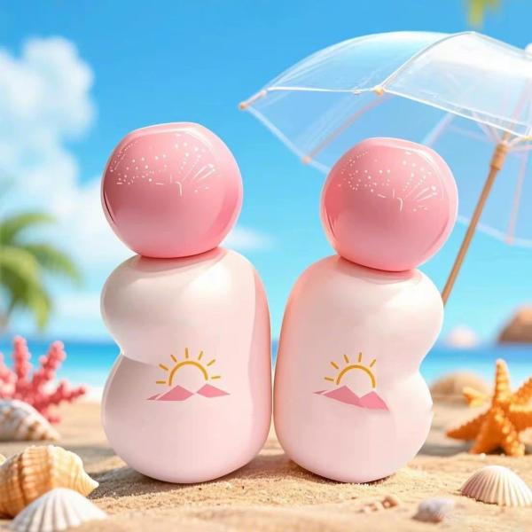 Quality Child Resistant Square Shape Sunscreen Bottle with Customized Color Packaging for sale
