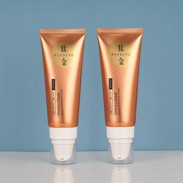 Quality Cap Size D21.1MM H61.5MM 30ml PP Pump Cosmetic Tubes Round in Shiny or Matte Surface Finish Suitable for Skincare Packaging Needs for sale