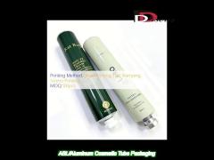 round shaped aluminum tubes cosmetic packaging capacity 30ml 60ml designed for creams lotions