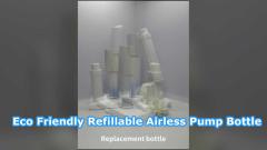 Replaceable Inner Liner Airless Pump Bottle for Cosmetics