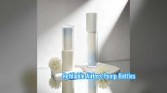 Replaceable Inner Liner Refillable Airless Pump Bottle