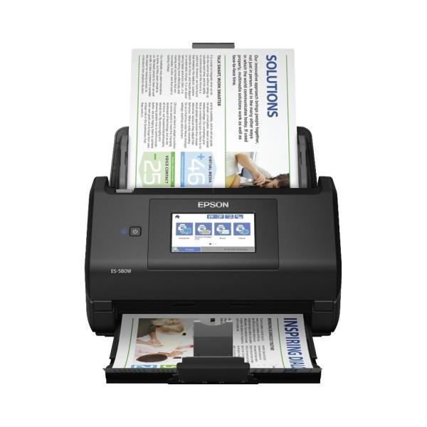 Quality Epson ES-580W A4 High-Speed Wi-Fi Flatbed Scanner With USB Interface Portable for sale