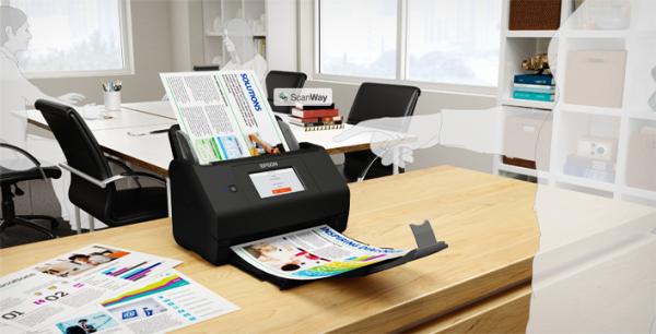 Quality Epson ES-580W A4 High-Speed Wi-Fi Flatbed Scanner With USB Interface Portable for sale