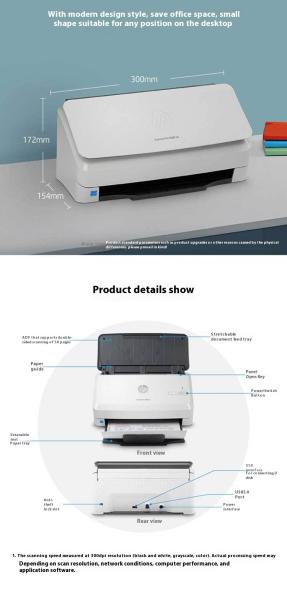 Quality HP High-Speed Automatic Double Sided A4 Color Scanner 2000s2 5000s5 5000s4 for sale