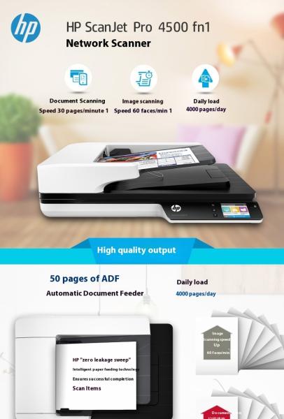 Quality HP High Quality Double-Sided Flat Color Document Scanner 2600FN1 3600FN1 3500FN1 for sale