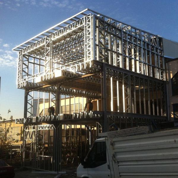Quality Luxury American British Style Steel Structure Villa for sale