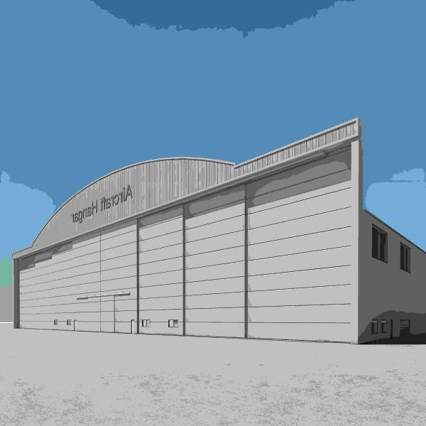 Quality CE ISO Metal Airplane Hangar Fighters/Helicopter Library /Small Aircraft Usage for sale