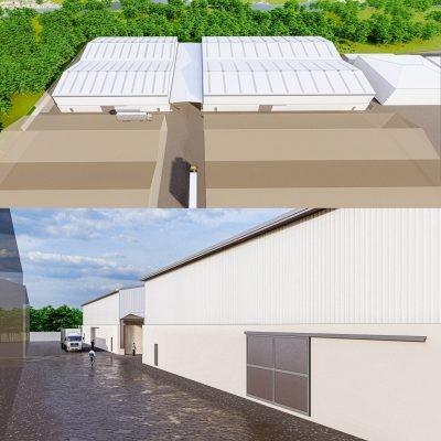 Light High Strength Prefabricated Steel Structure Building Container Or Bulk Ship Shipment