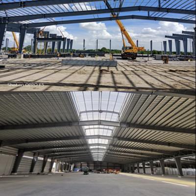 Light High Strength Prefabricated Steel Structure Building Container Or Bulk Ship Shipment