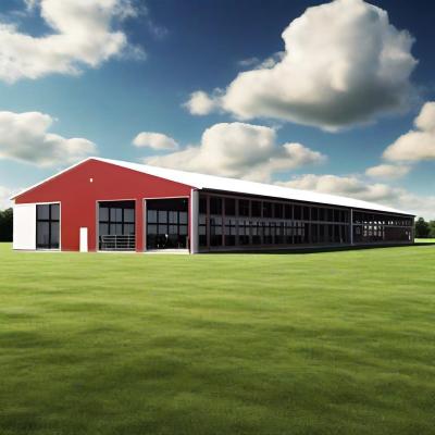 中国 現代の産業用貯蔵ソリューションのための革新的な鉄筋構造倉庫 販売のため