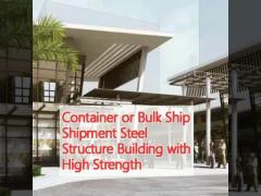 Lichte hoge sterkte geprefabriceerde staalconstructies Container of bulkschip Verzending