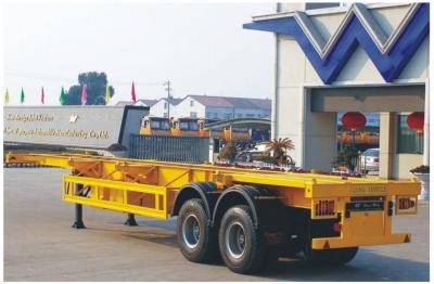 China 40 FT 2 axle skeletal container semi-trailer for sale