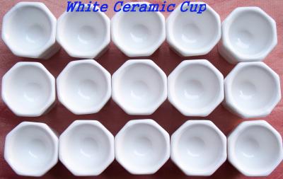 China Dental Dappen Dishes/White Ceramic Cup for sale