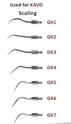 China Dental Ultrasonic Scaler Tips for Scaling Compatible with Kavo for sale