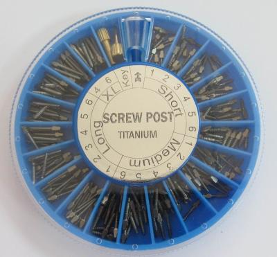China Denta Endo Files/Dental Screw Post Titanium 240pcs for sale