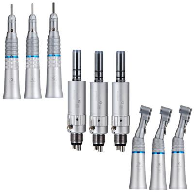 China Dental Slow Low Speed Handpiece Air Motor E-Type Straight Contra Angle for sale