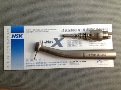 China NSK Ti-Max X 600KL air turbine Optic handpiece w/ KCL-LED LED Couplings Kavo Lux for sale