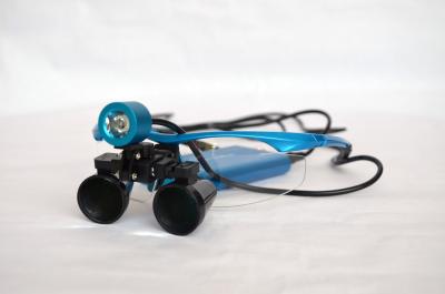 China 3.5X Dental Medical Surgical Loupes+LED Medical Headlight Surgical Lamp with Aluminium Box for sale
