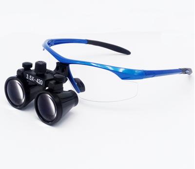 China 3.5X420mm Dental Magnifier Surgical Medical Binocular Loupes Binocular Loupes Magnifier for sale