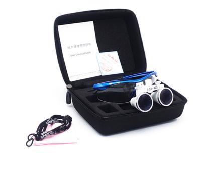 China 3.5X420mm Dental Magnifier Surgical Medical Binocular Loupes Binocular Loupes Magnifier for sale