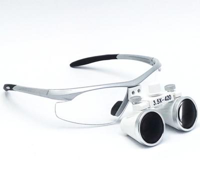 China 3.5X420mm Dental Magnifier Surgical Medical Binocular Loupes Binocular Loupes Magnifier for sale