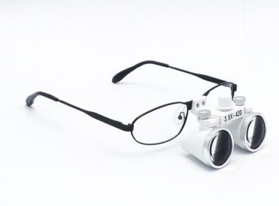 China 3.5X420mm Dental Magnifier Surgical Medical Binocular Loupes Binocular Loupes Magnifier for sale