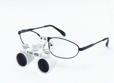 China 2.5X420mm Dental Magnifier Surgical Medical Binocular Loupes Binocular Loupes Magnifier for sale