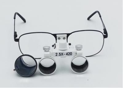 China 2.5X420mm Dental Magnifier Surgical Medical Binocular Loupes Binocular Loupes Magnifier for sale