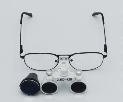 China 2.5X420mm Dental Magnifier Surgical Medical Binocular Loupes Binocular Loupes Magnifier for sale