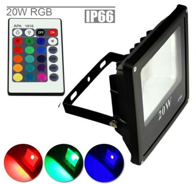 China china led light manufacturers, good quality 20W RGB Remote Control LED Flood Light for sale